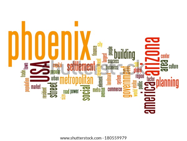 Phoenix Word Cloud Stock Illustration 180559979 | Shutterstock