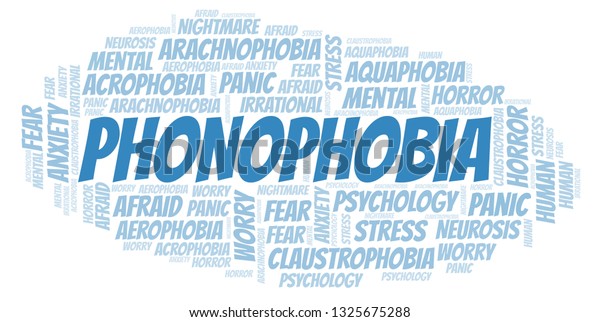 Phonophobia Word Cloud Stock Illustration 1325675288 | Shutterstock