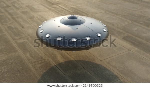 Photorealistic 3d Visualization Ufo 3d Render 库存插图 2149500323 ...
