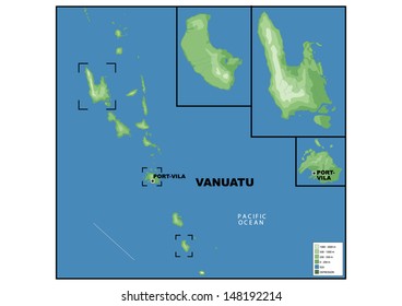 vanuatu physical map
