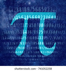 Pi Number Mathematical Constant Whose Value Stock Illustration ...
