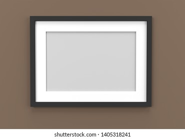 Side View Black Modern Frame On Stock Photo 1142280068 | Shutterstock