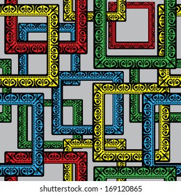 Picture Frame Seamless Pattern Stock Illustration 168912725 | Shutterstock