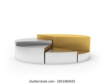 3,562 Gold pie chart Images, Stock Photos & Vectors | Shutterstock