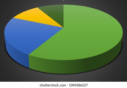Pie Chart Various Report Generation Stock Illustration 1094586227 ...
