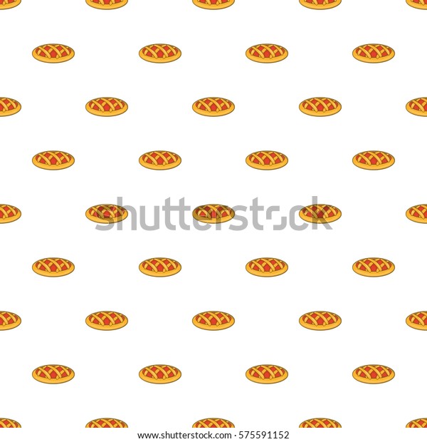 Pie Pattern Cartoon Illustration Pie Pattern Stock Illustration ...