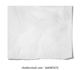 Piece Paper Empty Space Isolated On Stock Illustration 266987672
