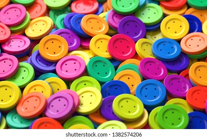 Pile Colorful Objectsrainbow Color3d Renderingconceptual Image Stock ...