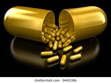 19,616 Gold Pill Capsule Images, Stock Photos & Vectors | Shutterstock