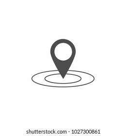 Pin Place Icon Elements Web Icon Stock Illustration 1027300861 ...