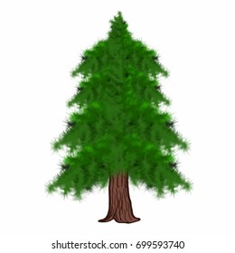 Pixel Art Pine Tree Stock Illustration 1795938247 | Shutterstock