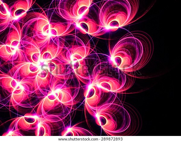 Pink Abstract Fractal Flower Dark Beautiful Stock Illustration 289872893 Pink Abstract Fractal Flower Dark Beautiful Stock Illustration 289872893