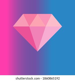 Pink Diamond Shape Gradient Background Illustration Stock Illustration ...