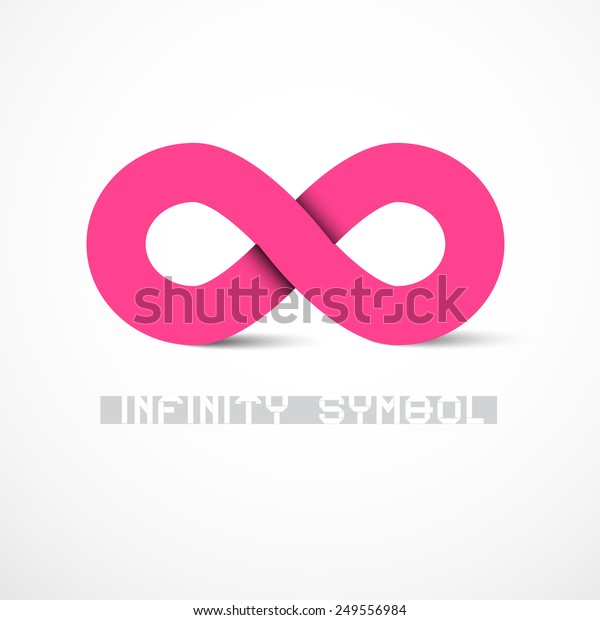 Pink Infinity Symbol Stock Illustration 249556984 | Shutterstock