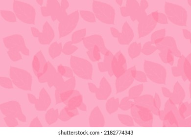 Pink Leaf Pattern Background Material Stock Illustration 2182774343 ...