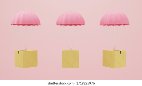1,078 Pink parachute background Images, Stock Photos & Vectors ...