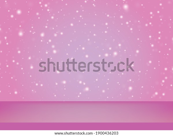 Pink Snow Background Illustrator Pink Studio Stock Illustration ...