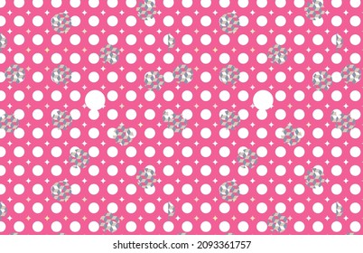 Pink Spots Repeating Pattern Texture Spotted Stock Illustration ...