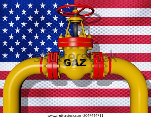 Pipe Gaz Valve 3d Render Stock Illustration 2049464711 | Shutterstock
