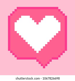 Vector Pixel 8 Bit Pink Bubble Stock Vector (Royalty Free) 1029248854 ...