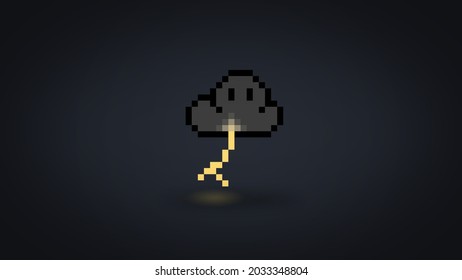 1,263 Thunder pixel Images, Stock Photos & Vectors | Shutterstock