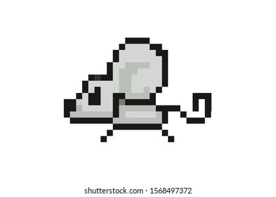 Pixel Art Cute Mouse 库存插图 1568497372 | Shutterstock