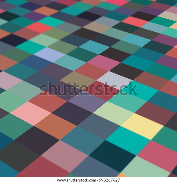 Pixel Art Design Perspective View 库存插图 593267627 | Shutterstock