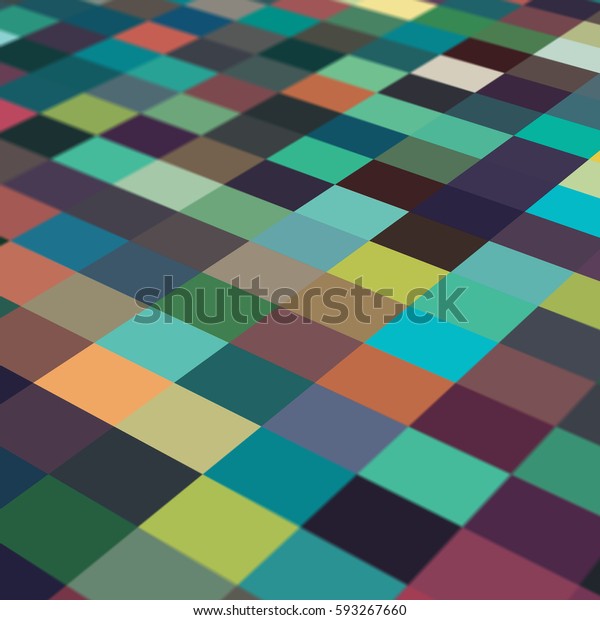 Pixel Art Design Perspective View Stock Illustration 593267660 ...