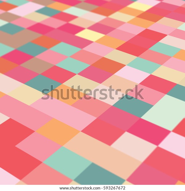 Pixel Art Design Perspective View Stock Illustration 593267672 ...