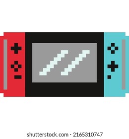 Pixel Art Game Controller Computer Retro Stock Illustration 2165310747 ...