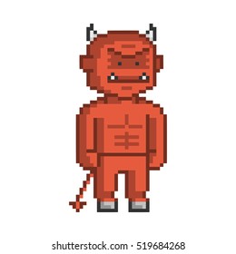 592 Devil pixel art Images, Stock Photos & Vectors | Shutterstock