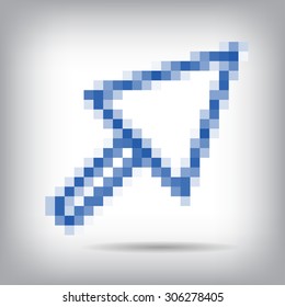 Pixel Cursors Icon Mouse Computer Icon: เวกเตอร์สต็อก (ปลอดค่าลิขสิทธิ์ ...