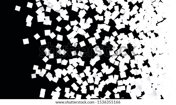 Pixel Explosion 3d Illustration Stock Illustration 1536355166 ...