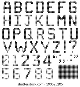 73 Lower case font letters pixel Images, Stock Photos & Vectors ...