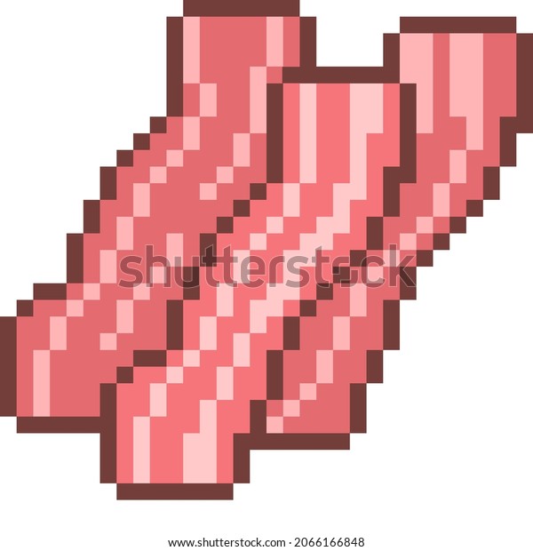 Pixel Illustration Bacons Stock Illustration 2066166848 | Shutterstock