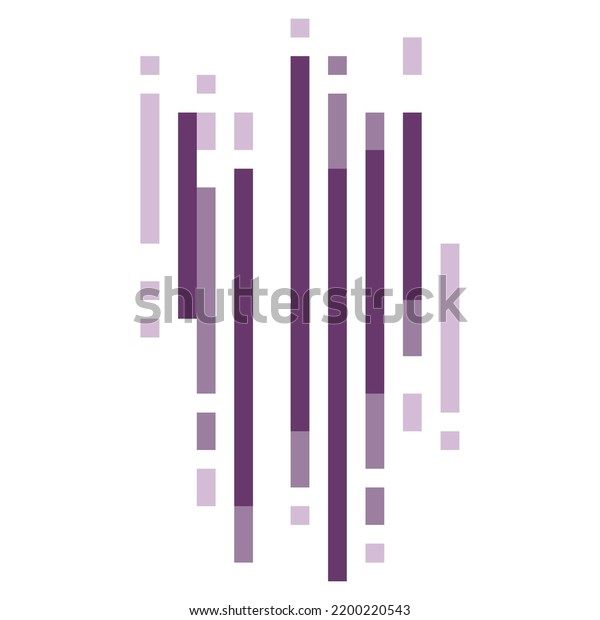 Pixel Illustration Shadow Effect Stock Illustration 2200220543 ...