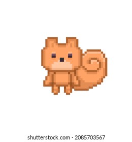 Pixel Illustration Squirrel Stock Illustration 2085703567 | Shutterstock
