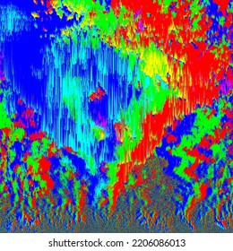 Pixel Rainbow Texture Background Element Stock Illustration 2206086013 ...