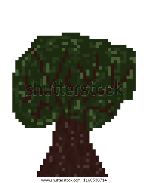 Pixel Tree 2000x2000 Pixels Stock Illustration 1160530714 | Shutterstock