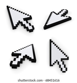 Advertisement Space Mouse Cursors Raster Version 스톡 일러스트 142834405 ...