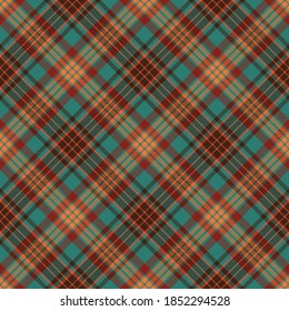 Plaid Seamless Pattern Colorful Plaid Repeating Stock Illustration ...