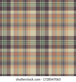 Plaid Seamless Pattern Textured Plaid Repeating Stock Illustration ...