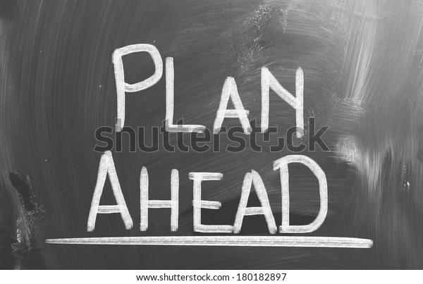 Plan Ahead Concept Stock Illustration 180182897