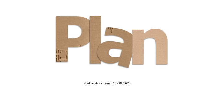 Plan Text White Background Stock Illustration 1329870965 | Shutterstock