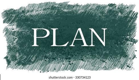 Plan Word Stock Illustration 330734123 | Shutterstock