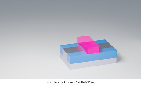 Finfet Transistor Structure Model Side View Stock Illustration ...