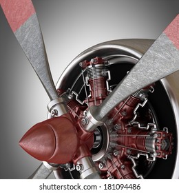 Plane Engine High Resolution 3d Render Stock Illustration 181094486 ...