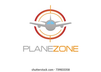 Plane Zone Logo Stock Illustration 739833358 | Shutterstock