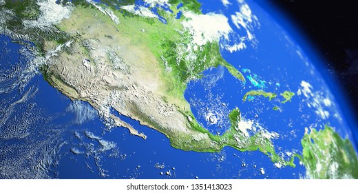Planet Earth Closeup 3d Render Stock Illustration 1351413023 | Shutterstock