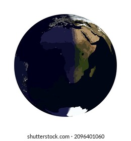 Planet Earth Different Angles Stock Illustration 2096401060 | Shutterstock